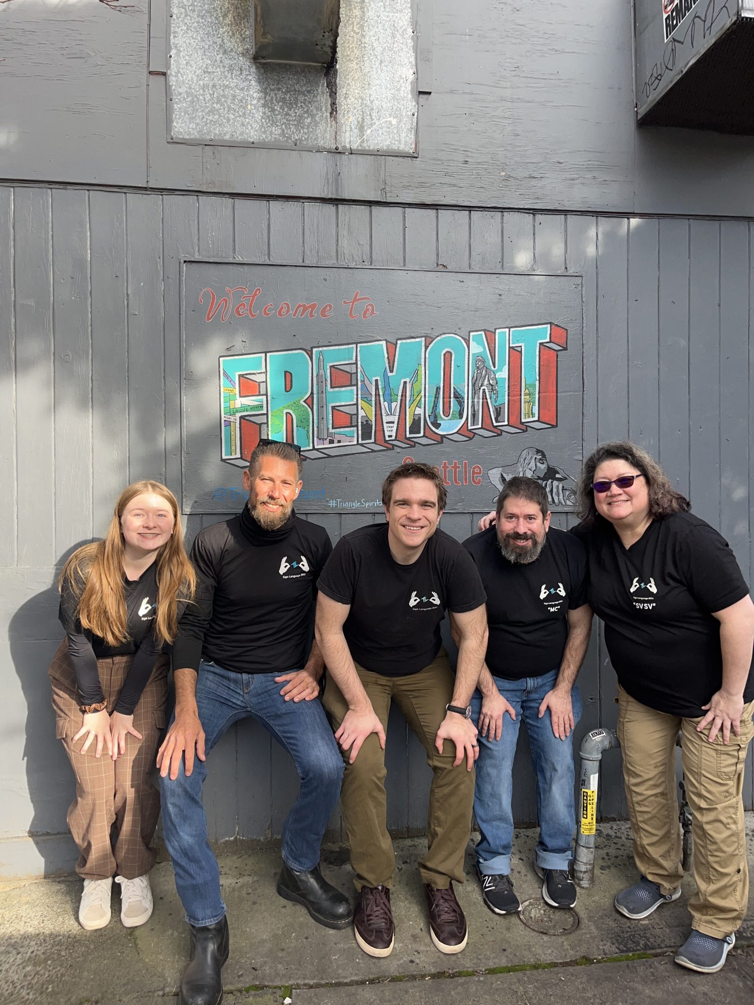Team Sign Language Blitz in Seattle