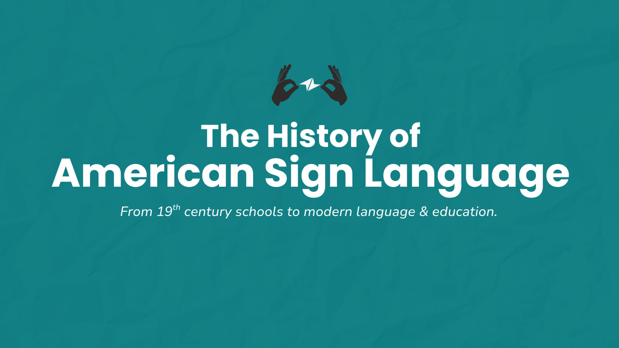 History of American Sign Language